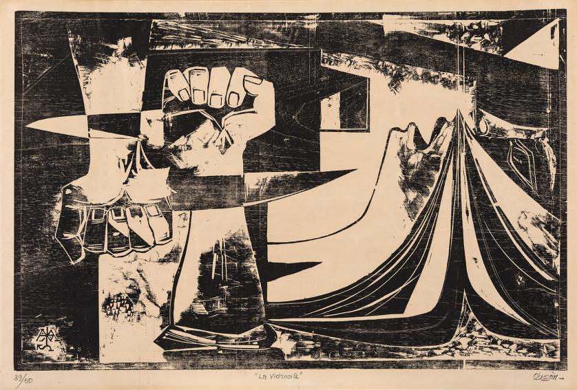 Alejandro Obregón, La violencia, ca. 1948,